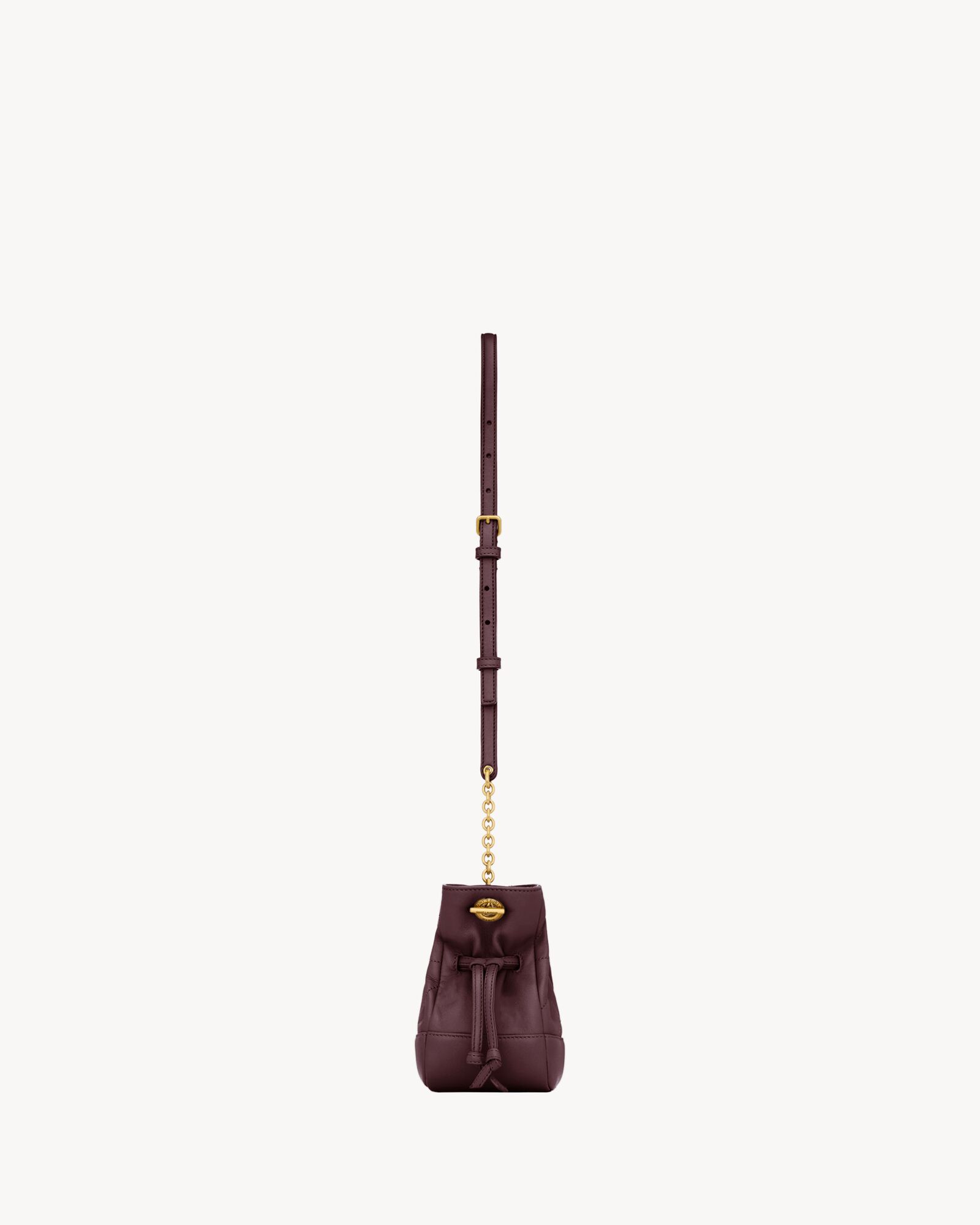 JAMIE mini shoulder pouch in lambskin in Bordeaux | Saint Laurent | YSL ...