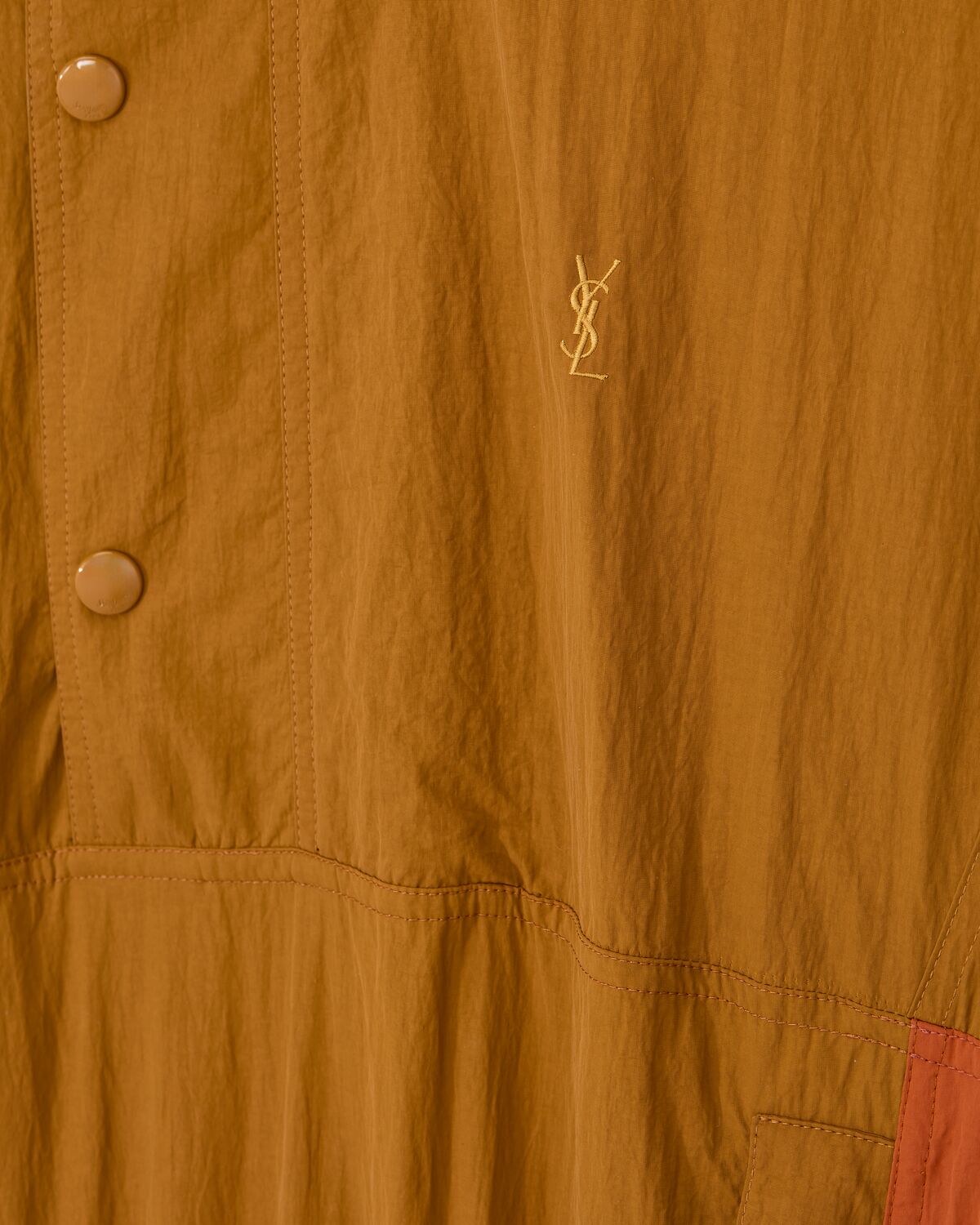 CASSANDRE windbreaker in nylon faille in Yellow | Saint Laurent | YSL EN-US