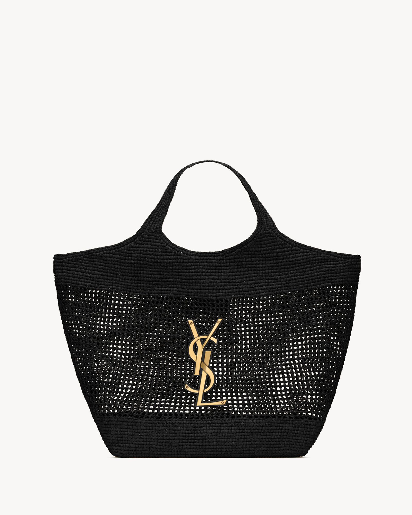 ICARE in raffia | Saint Laurent | YSL US