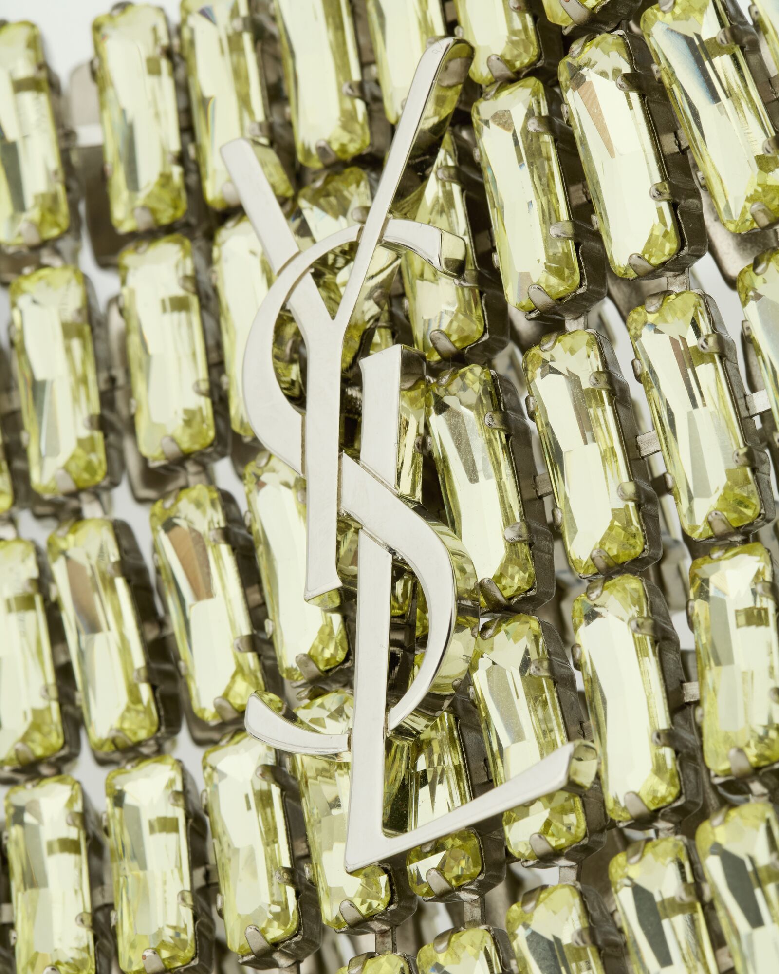 Micro EVENING bag in crystals in Yellow | Saint Laurent | YSL EN-US