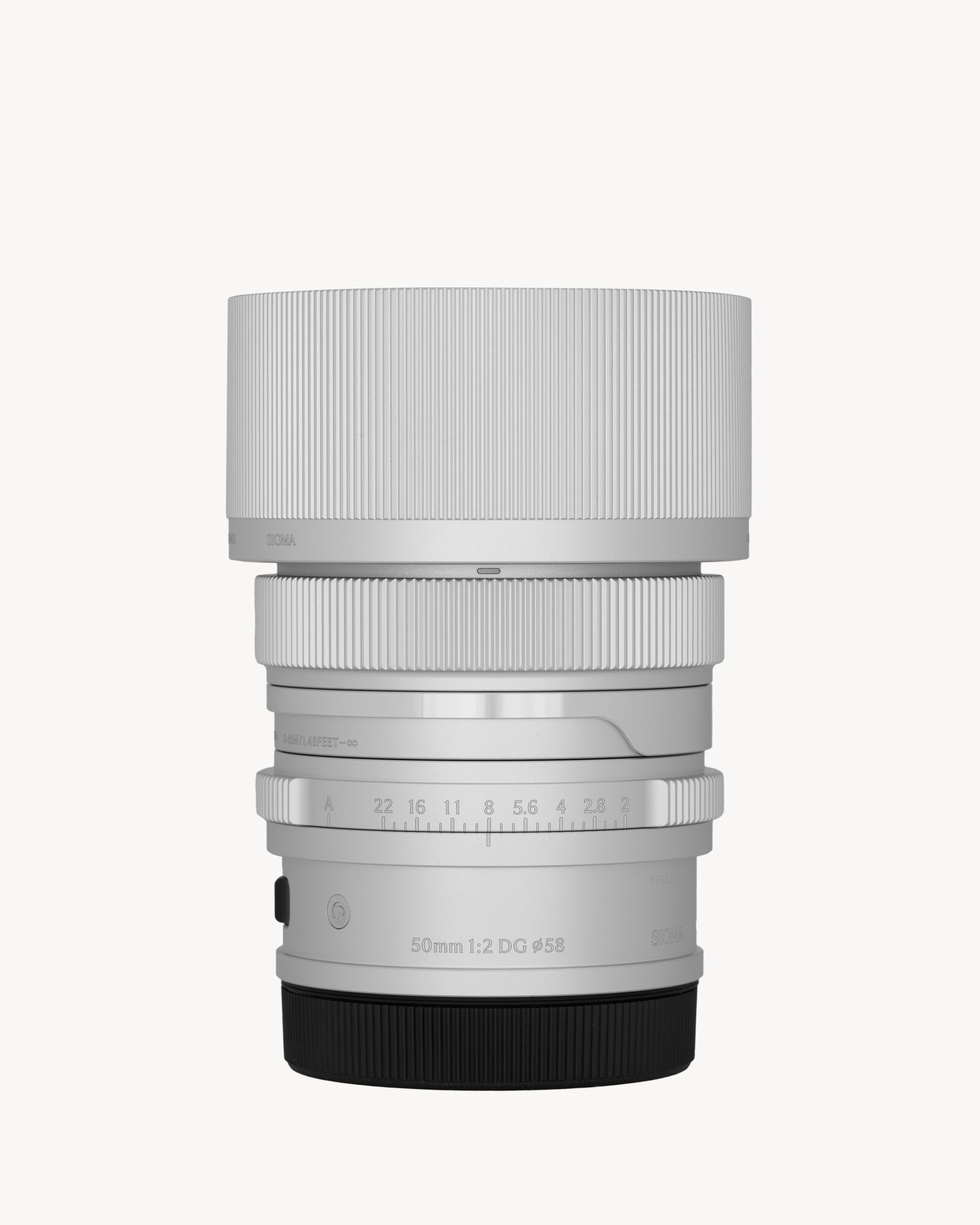 SIGMA LENS 50 MM F2 DG in Silver | Saint Laurent | YSL US