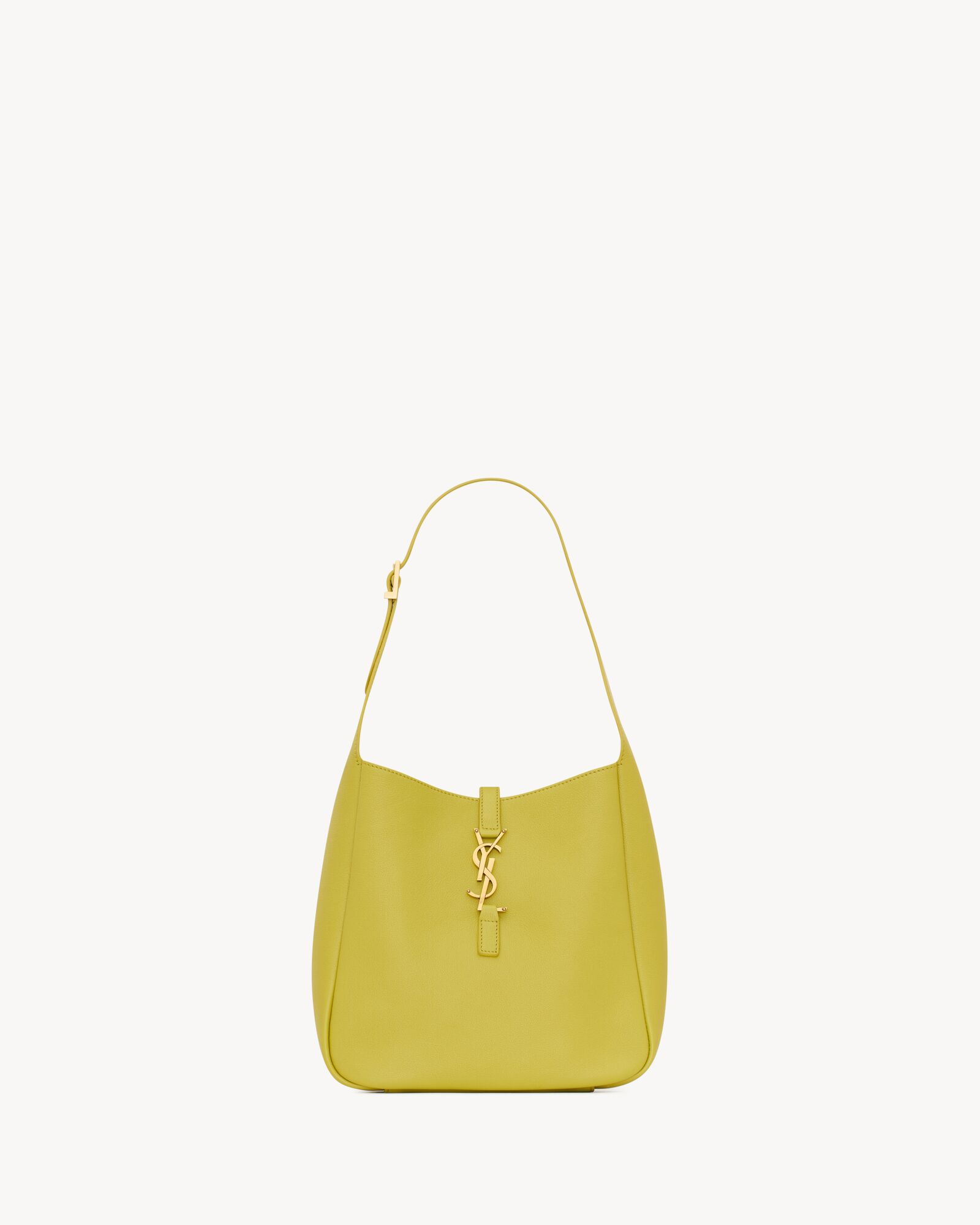 LE 5 À 7 supple small in grained leather in Yellow | Saint Laurent ...