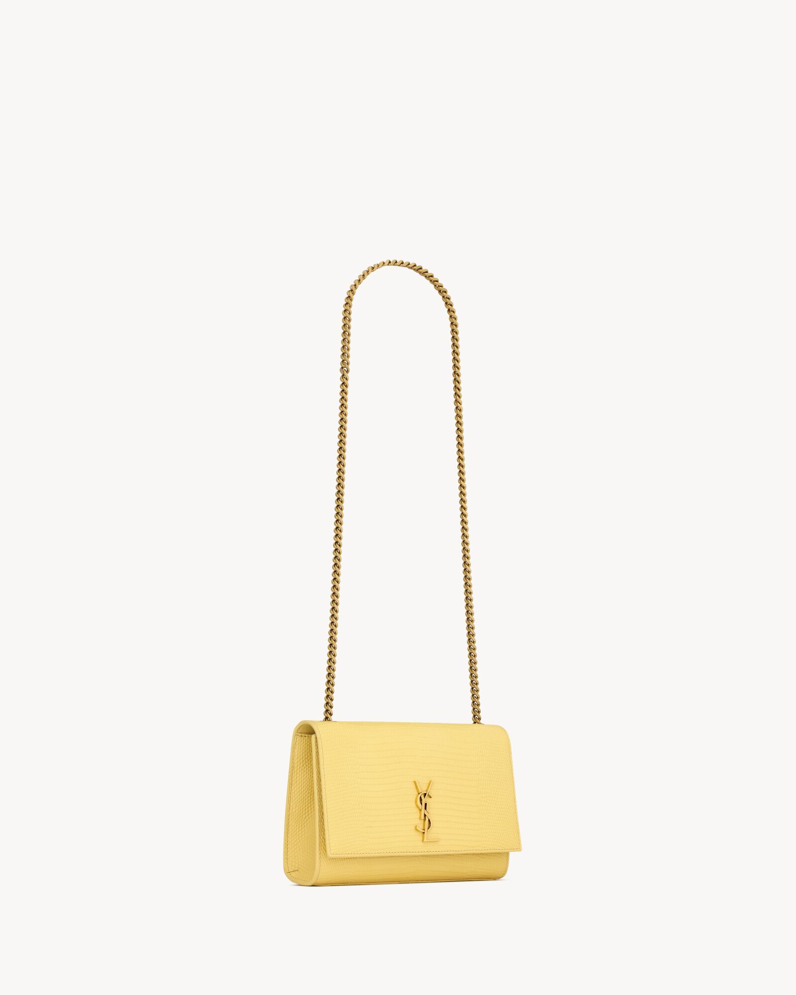 NEW KATE small in lizard in Yellow | Saint Laurent | YSL EN-US