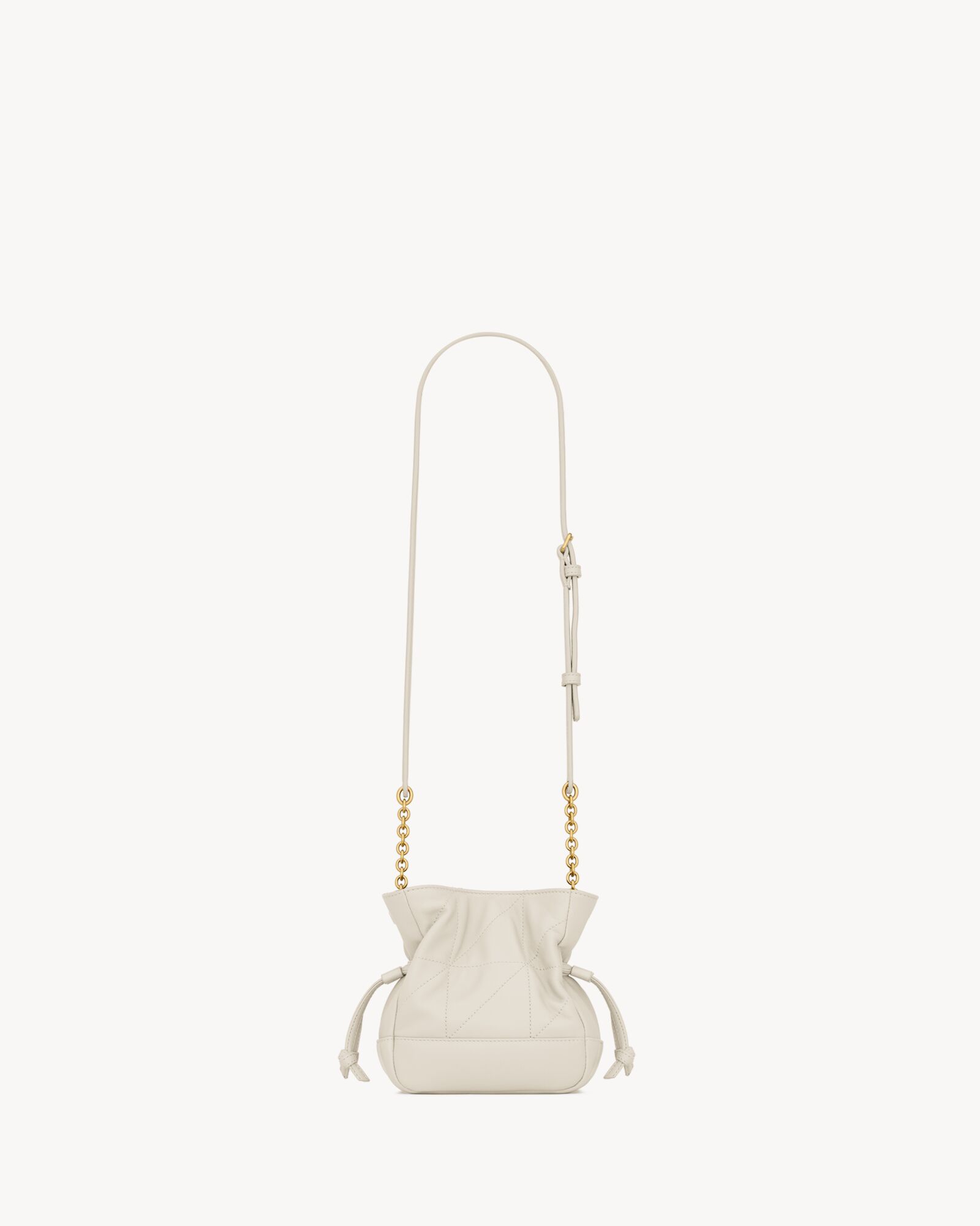 JAMIE mini shoulder pouch in lambskin in Beige | Saint Laurent | YSL EN-US