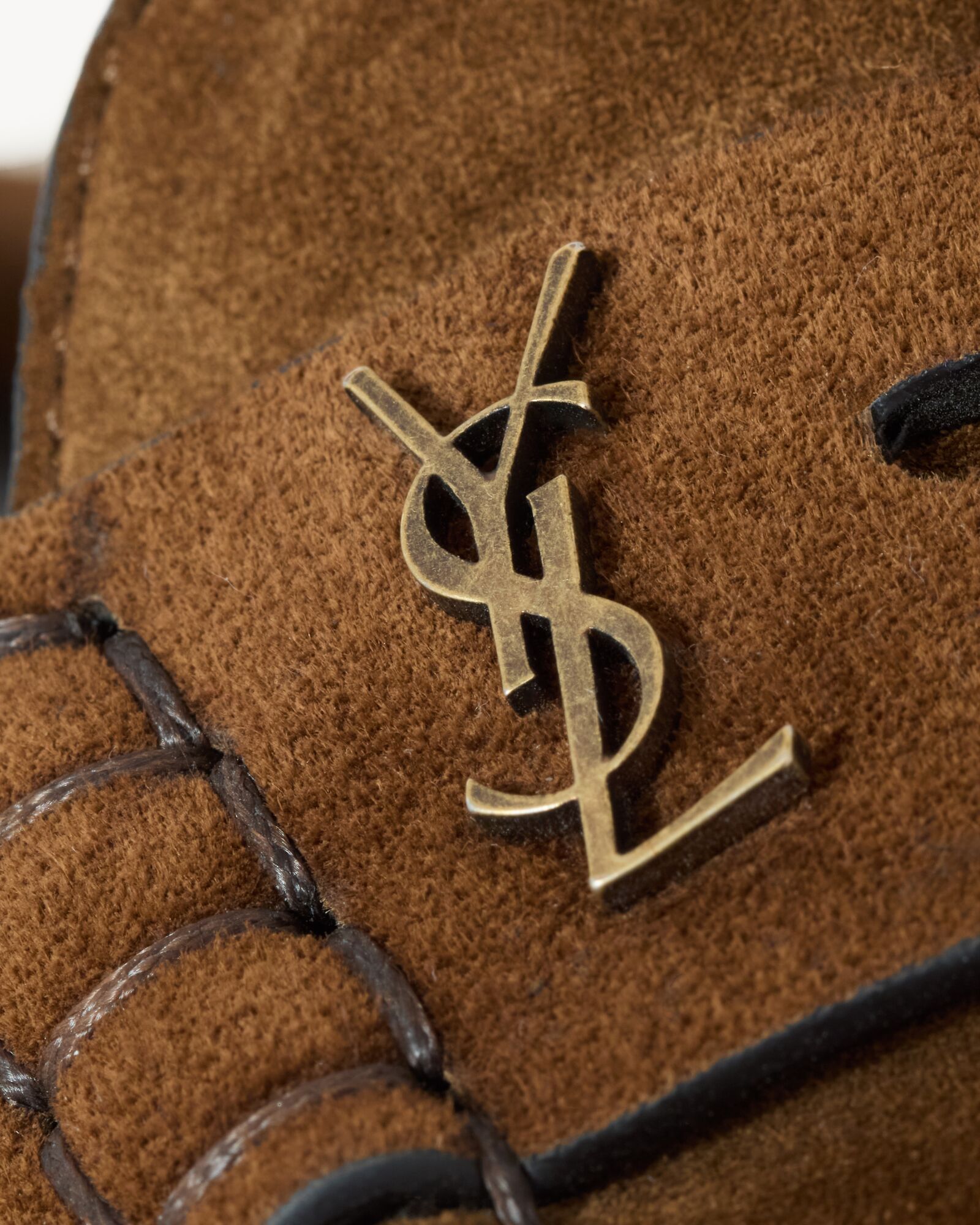 LE LOAFER mules in suede in Brown | Saint Laurent | YSL EN-US