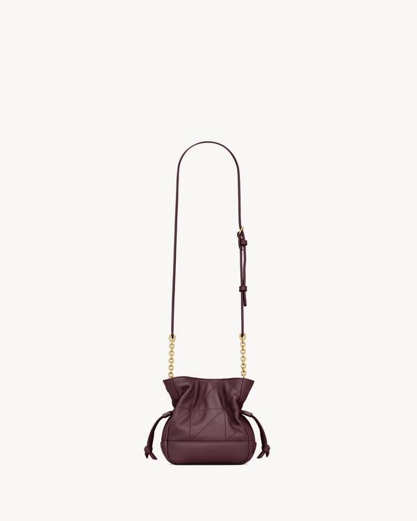 JAMIE mini shoulder pouch in lambskin in Bordeaux | Saint Laurent | YSL US