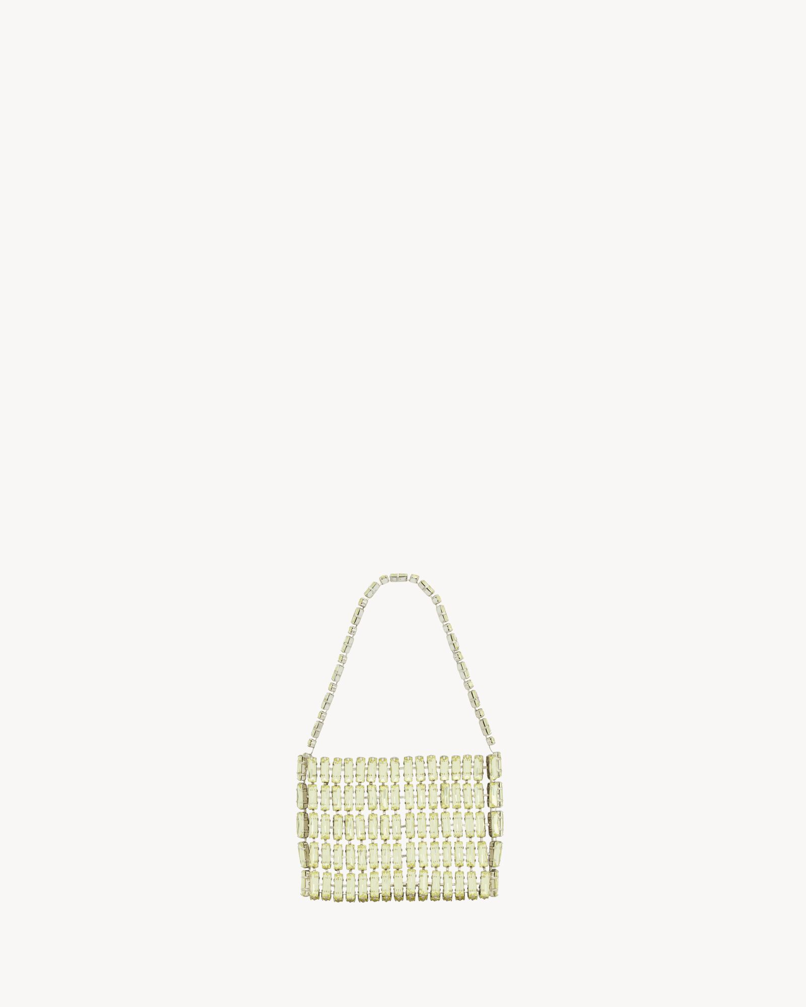 Micro EVENING bag in crystals in Yellow | Saint Laurent | YSL EN-US
