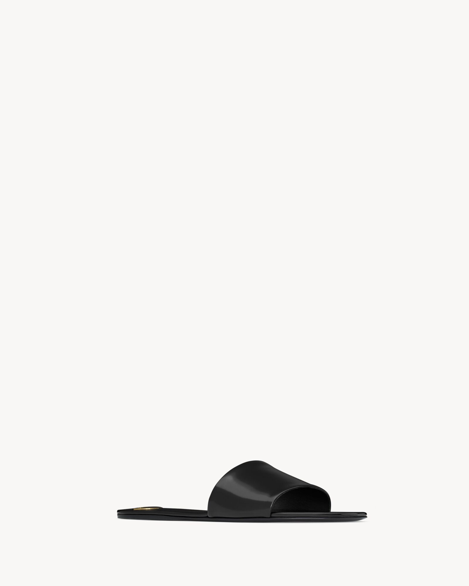 CARLYLE slides in glazed leather | Saint Laurent | YSL US