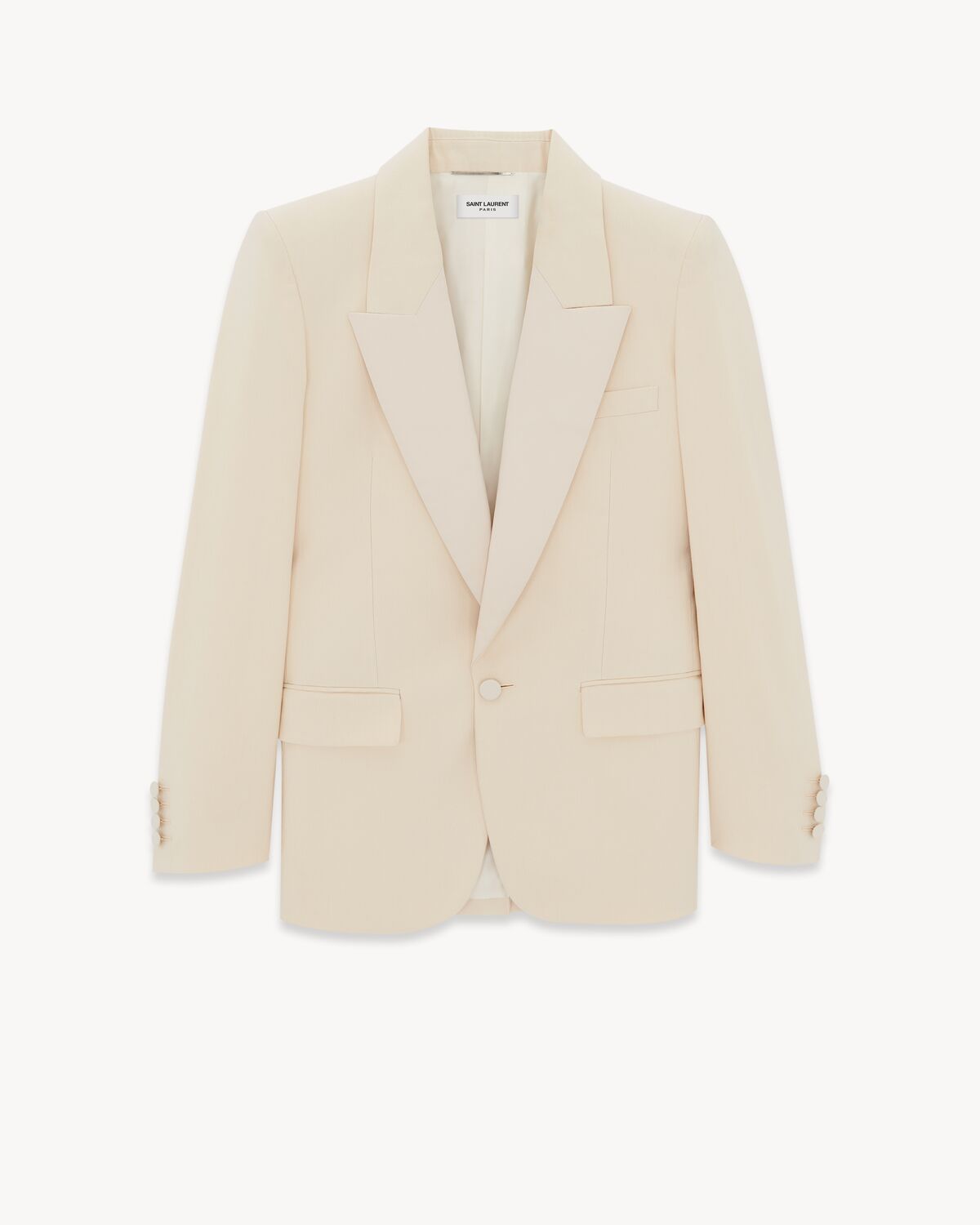 TUXEDO JACKET IN SILK TWILL | Saint Laurent | YSL.com