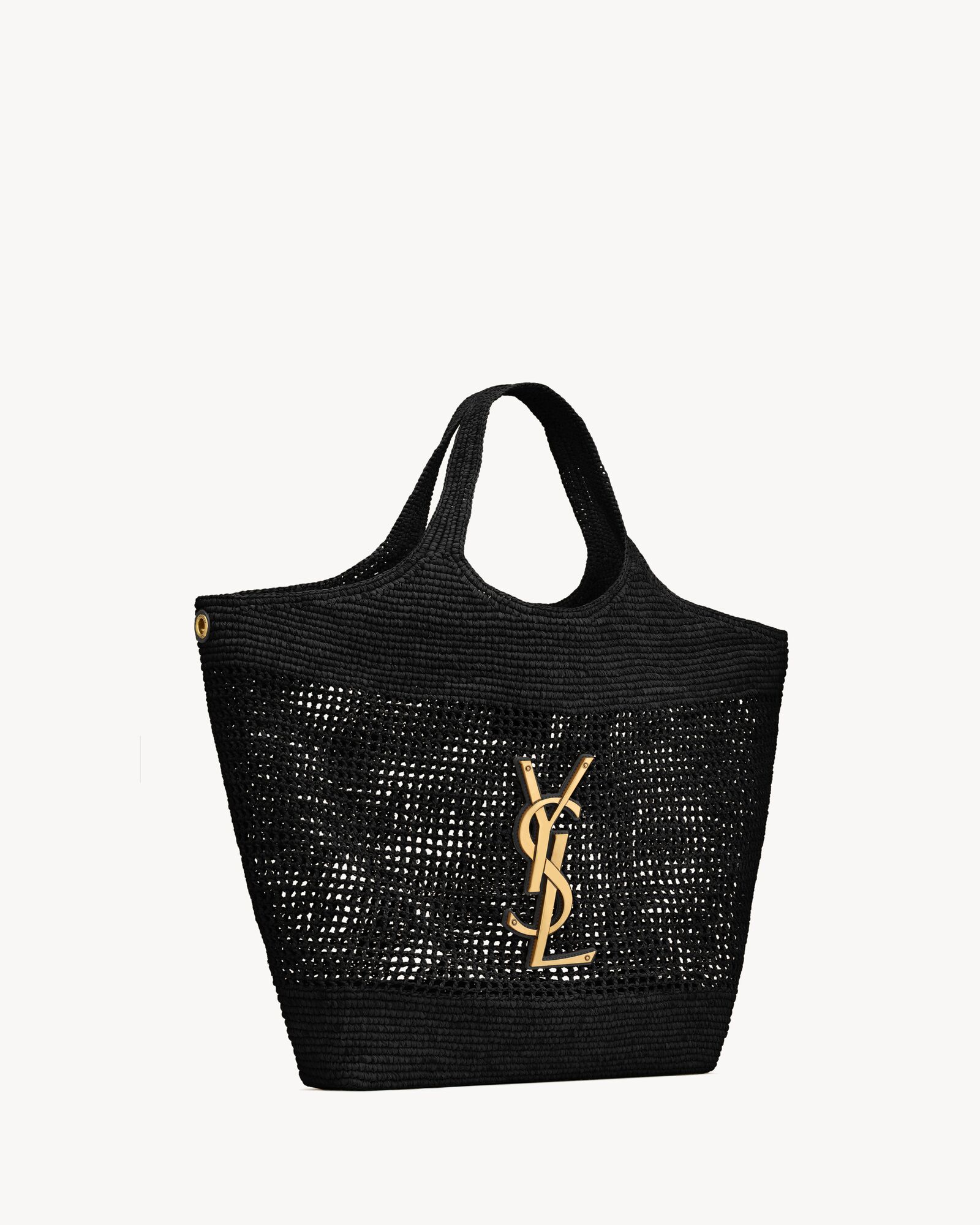 ICARE in raffia | Saint Laurent | YSL US