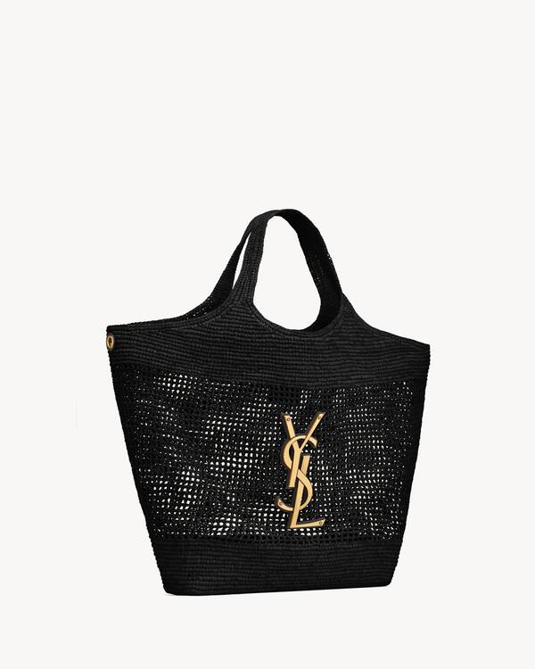 ICARE in raffia | Saint Laurent | YSL US