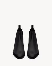 wyatt chelsea boots in smooth leather | Saint Laurent | YSL US