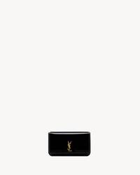 CASSANDRE phone holder IN PATENT LEATHER | Saint Laurent | YSL US
