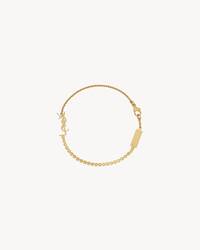 CASSANDRE CHARM BRACELET IN METAL AND RHINESTONE | Saint Laurent | YSL US