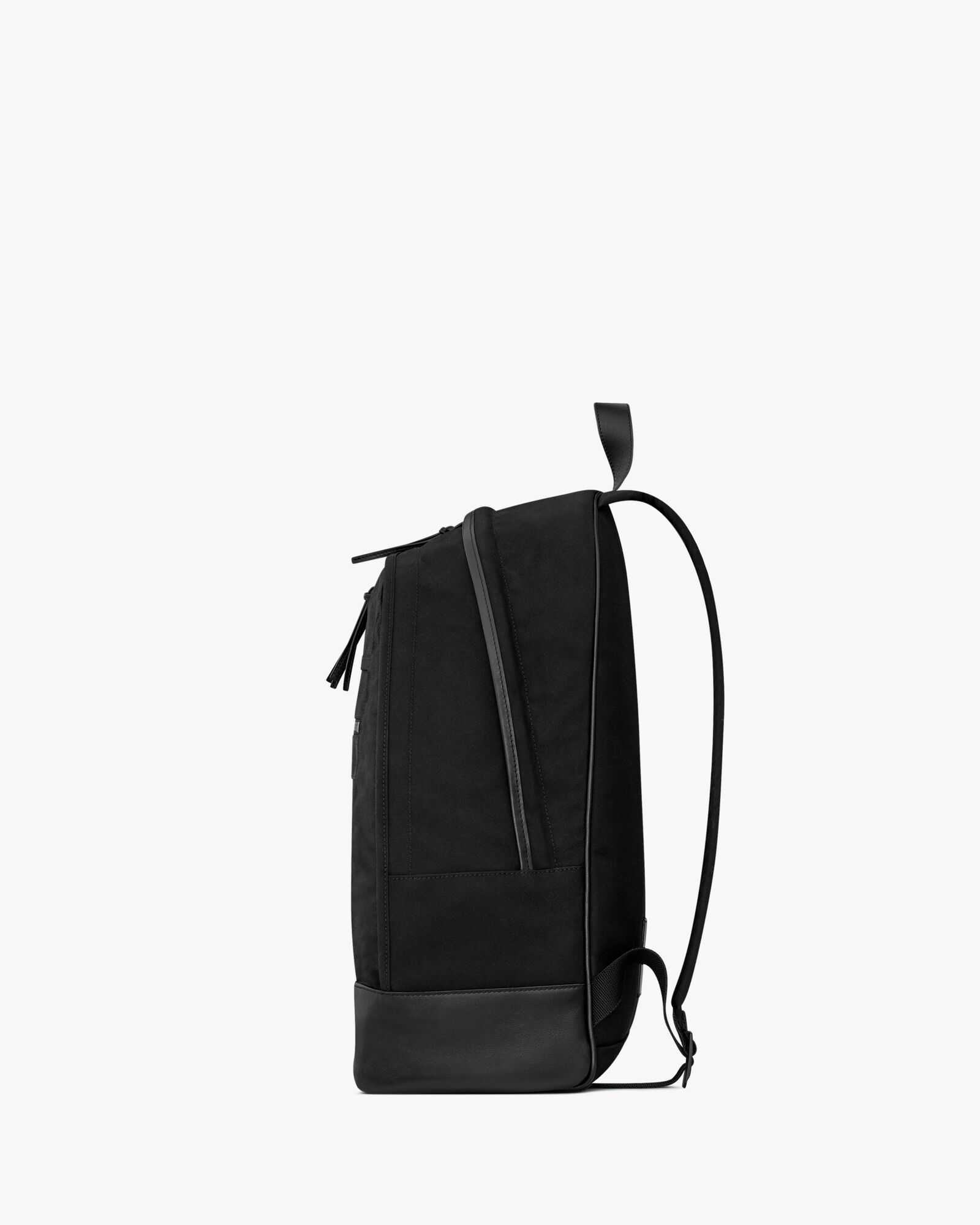 CITY backpack in nylon canvas and leather | Saint Laurent | YSL US