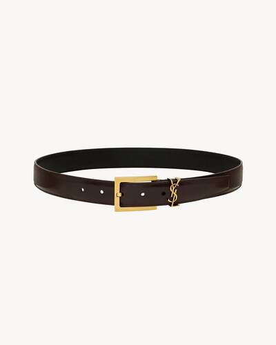 CASSANDRE belt in shiny leather | Saint Laurent | YSL NZ