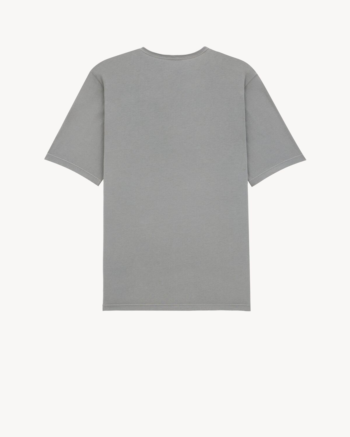 SAINT LAURENT T-SHIRT in Grey & Silver | Saint Laurent | YSL EN-US