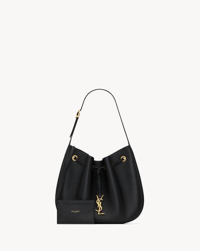 그레인 가죽 소재의 Paris Vii 스몰 호보백 Saint Laurent 생로랑 Ysl Kr
