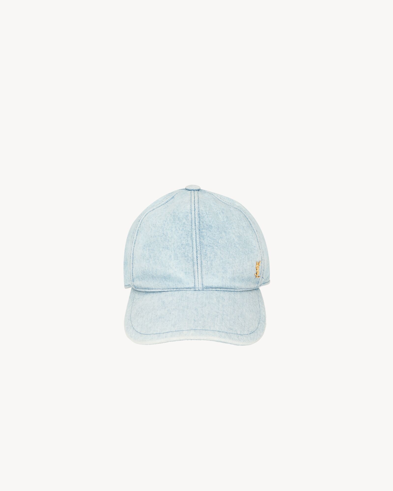 Baseball cap CASSANDRE in denim | Saint Laurent | YSL.com