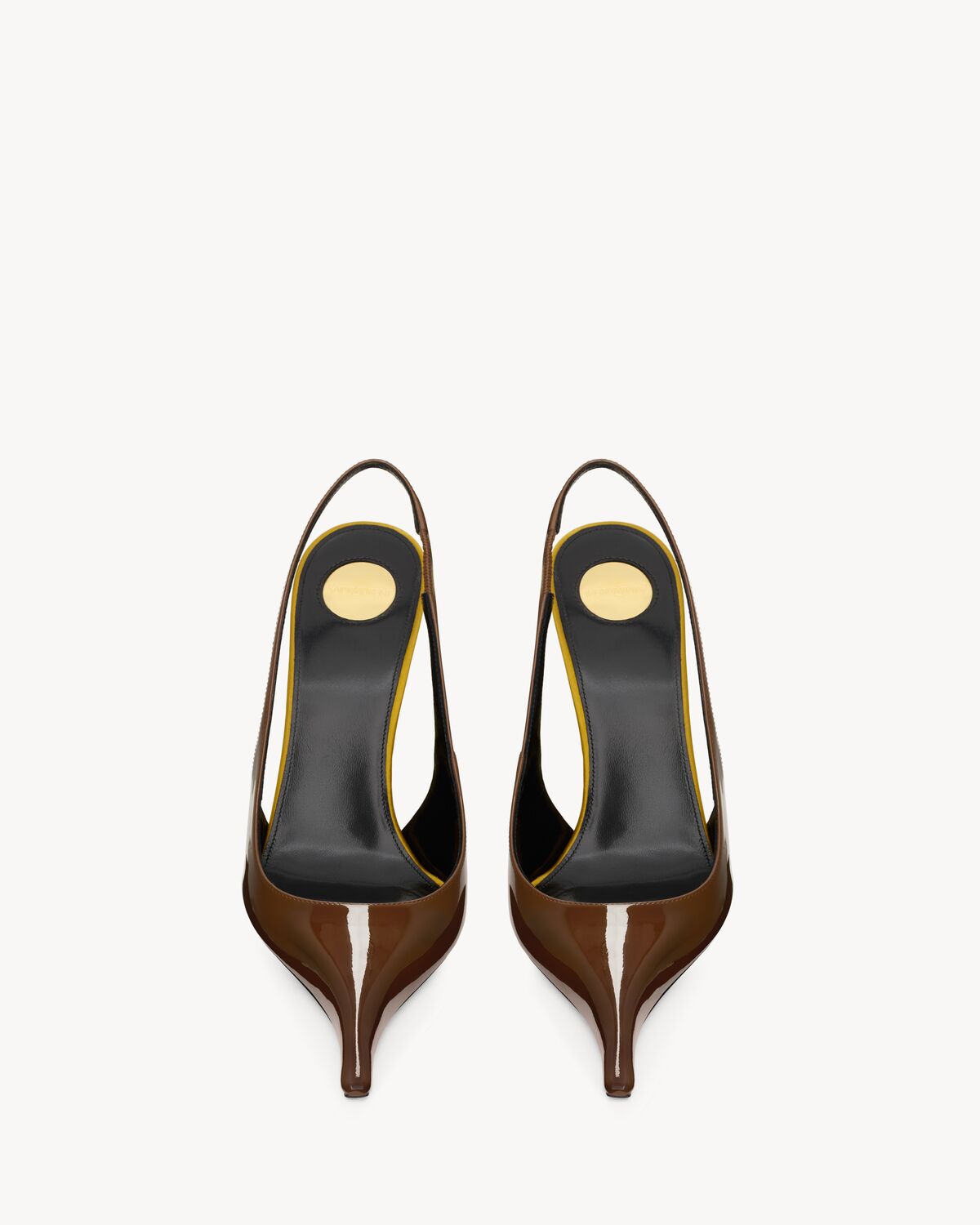 AMALIA slingback pumps in patent leather | Saint Laurent | YSL US