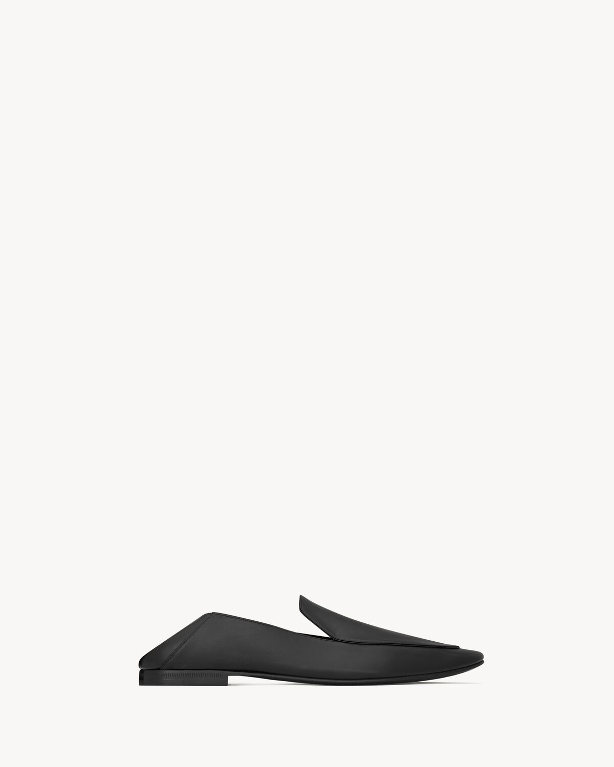 ALAIN slippers in smooth leather in Black | Saint Laurent | YSL EN-US
