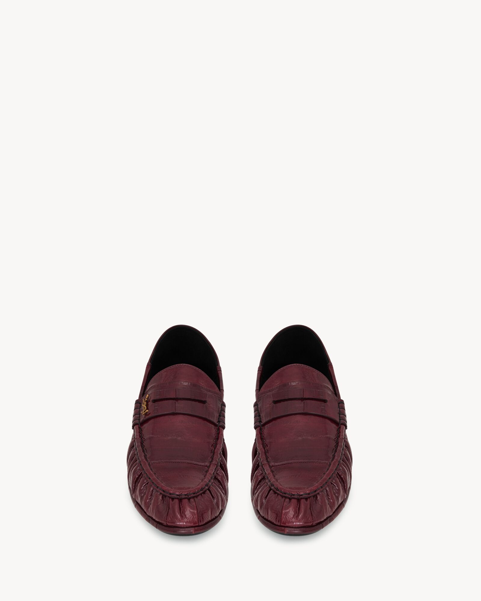 LE LOAFER foldable in patent eel in Red | Saint Laurent | YSL EN-US
