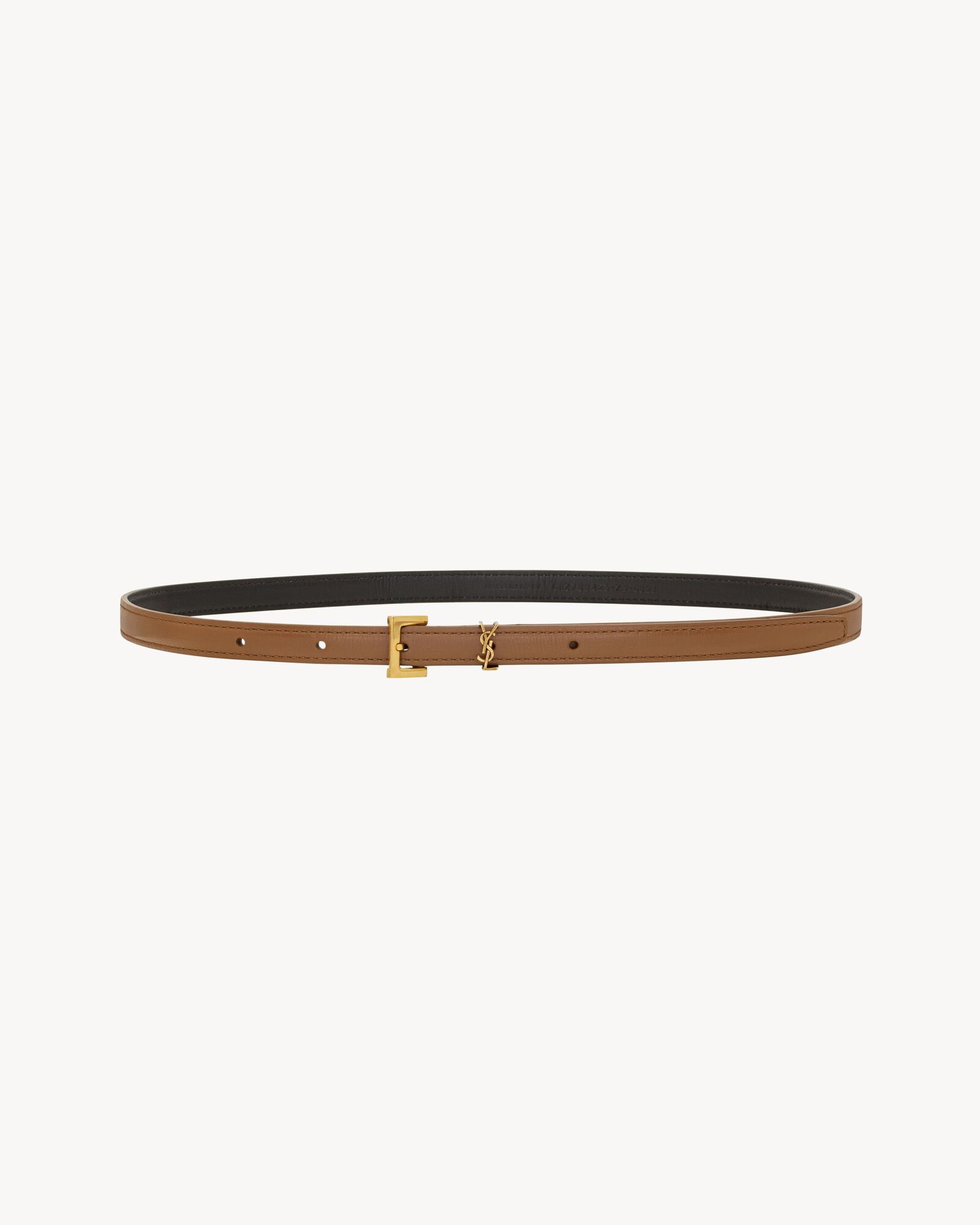 CASSANDRE extra thin belt in smooth leather | Saint Laurent | YSL US