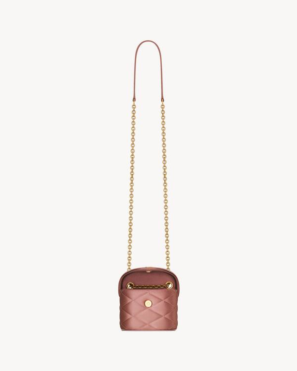JUNE micro box bag in satin | Saint Laurent | YSL US