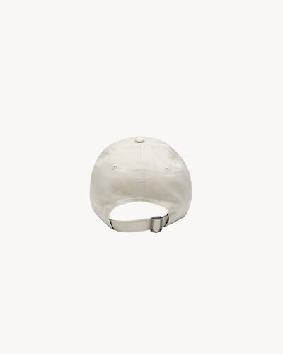 NEW ERA CASSANDRE CAP IN CANVAS | Saint Laurent | YSL US