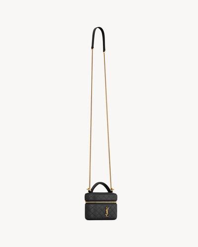 GABY micro vanity bag in lambskin in Black | Saint Laurent | YSL EN-US