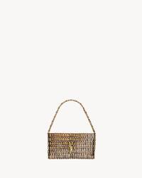 EVENING bag in crystals in Brown | Saint Laurent | YSL EN-US