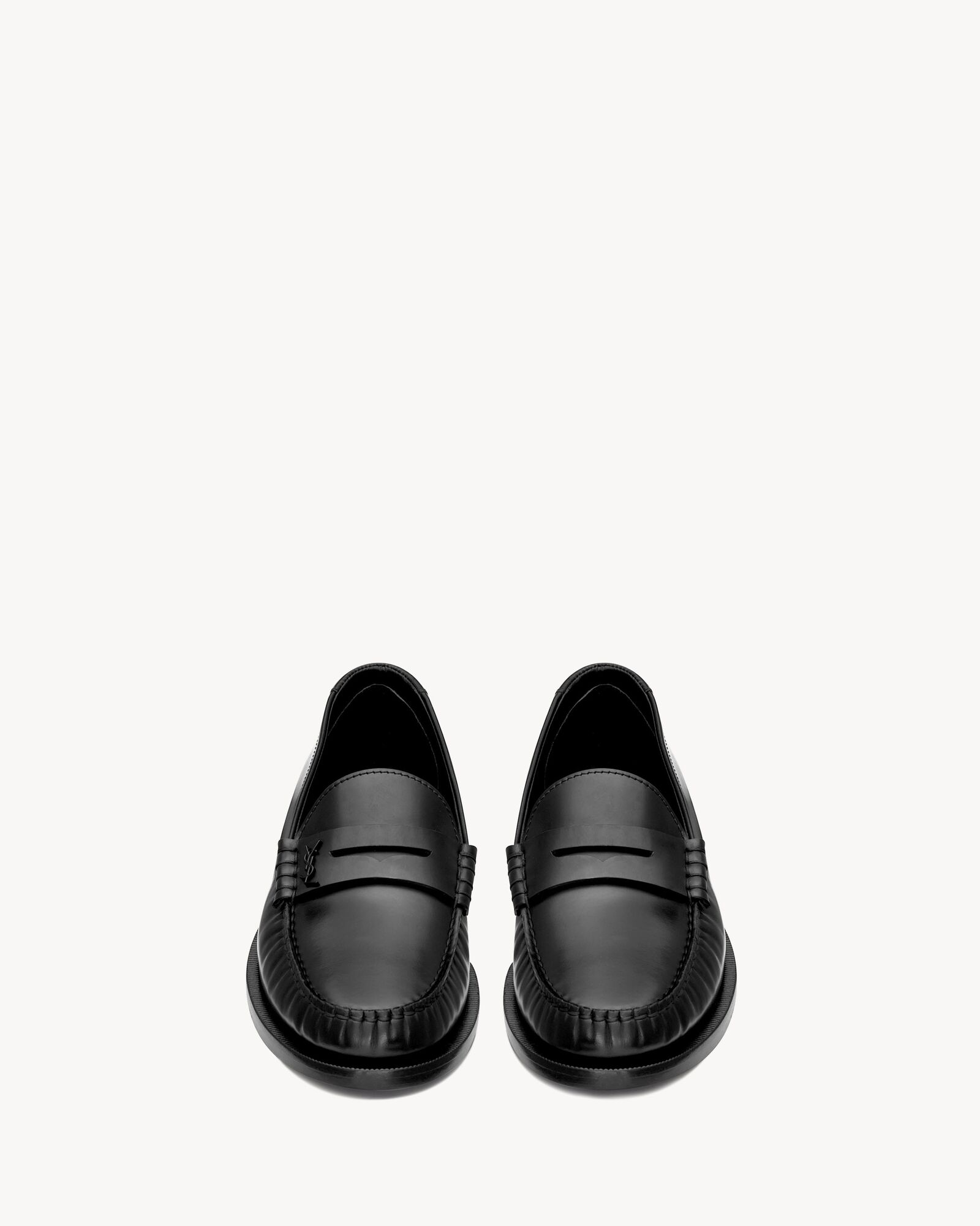 LE LOAFER penny slippers in glazed leather | Saint Laurent | YSL.com