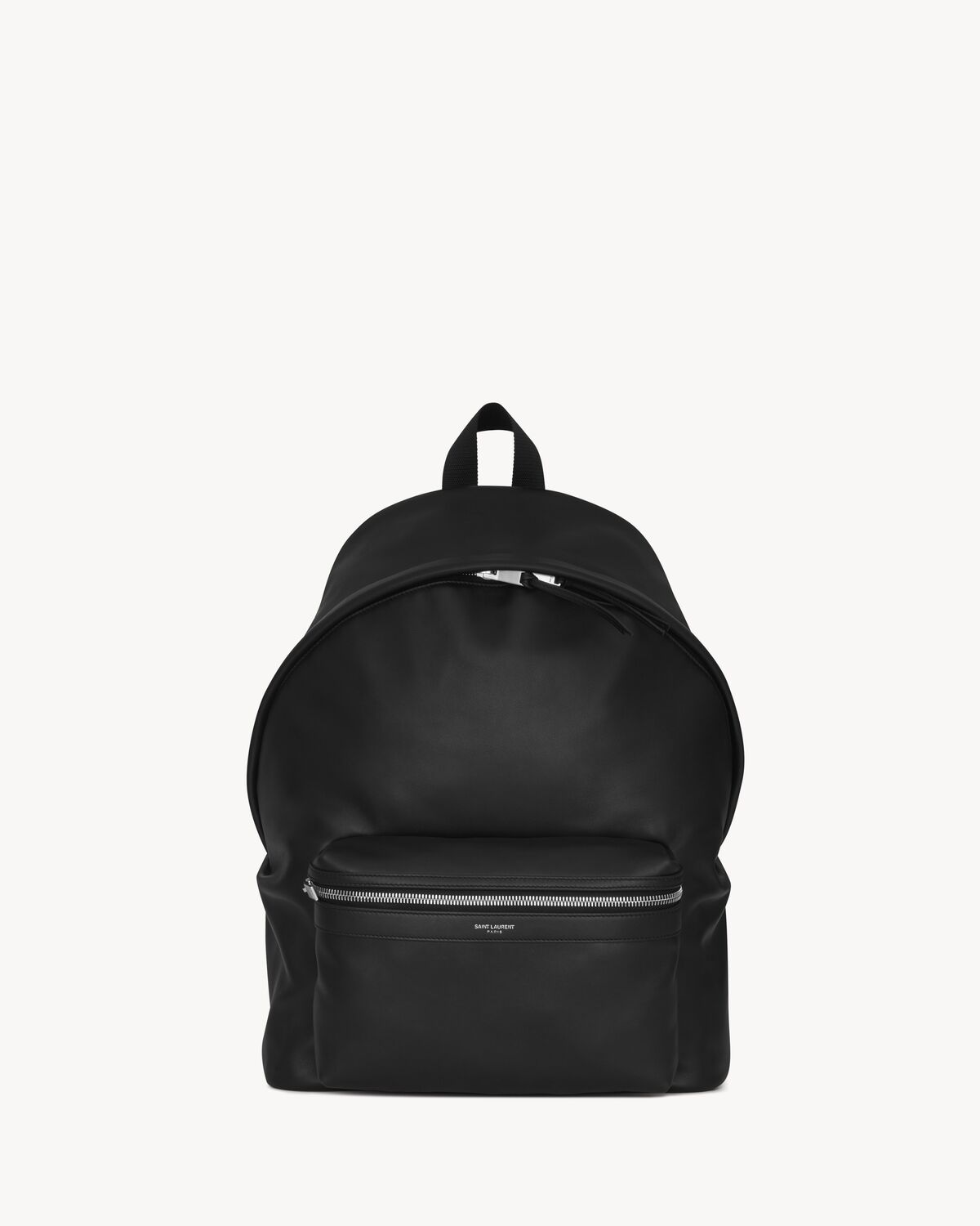 city backpack in matte leather in Black | Saint Laurent | YSL EN-US