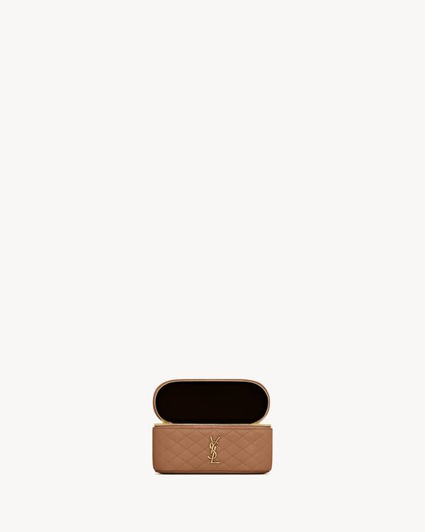 GABY vanity bag in lambskin in Brown | Saint Laurent | YSL EN-US