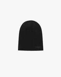 SAINT LAURENT embroidered beanie in cashmere | Saint Laurent | YSL US