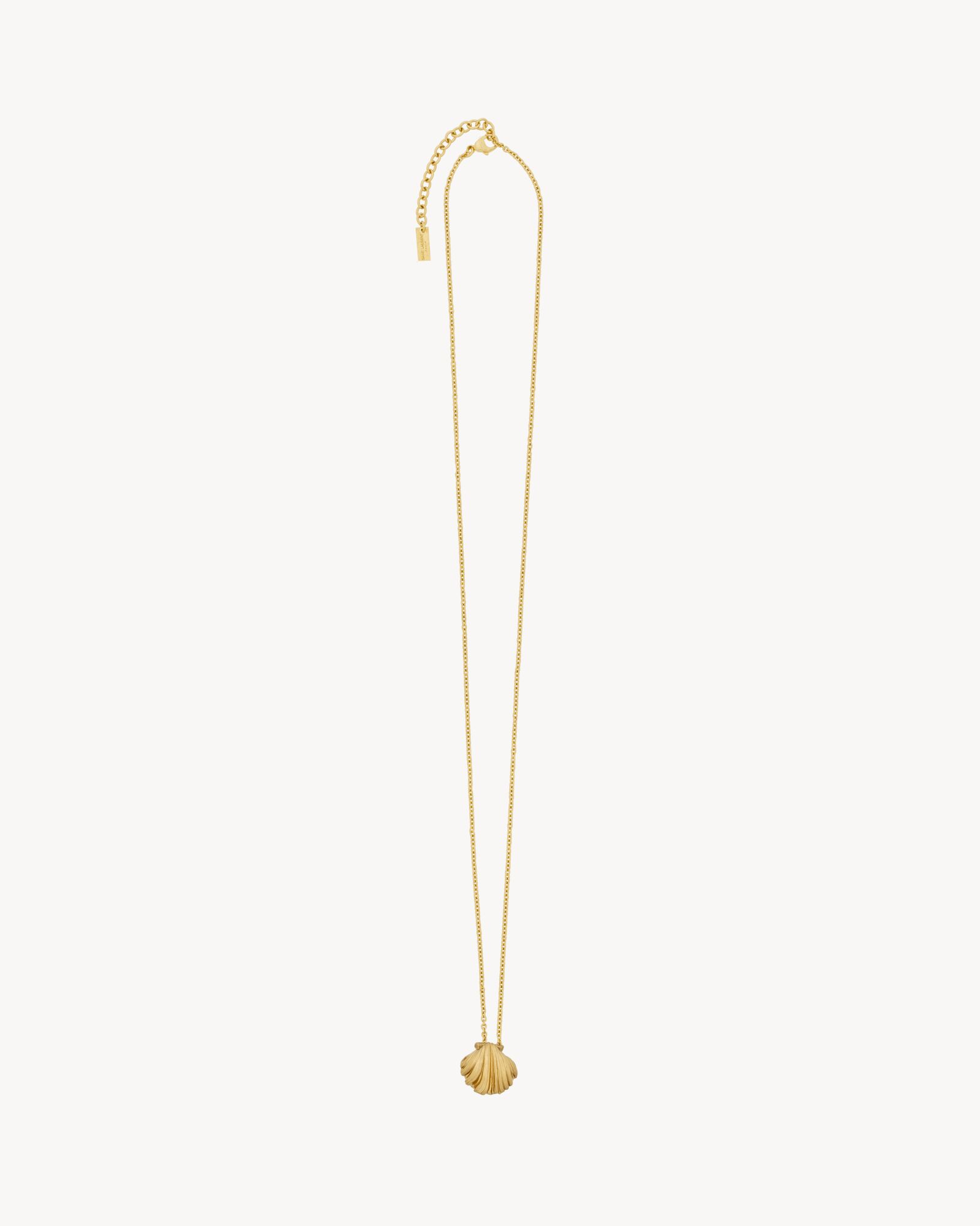 Shell necklace in metal | Saint Laurent | YSL.com