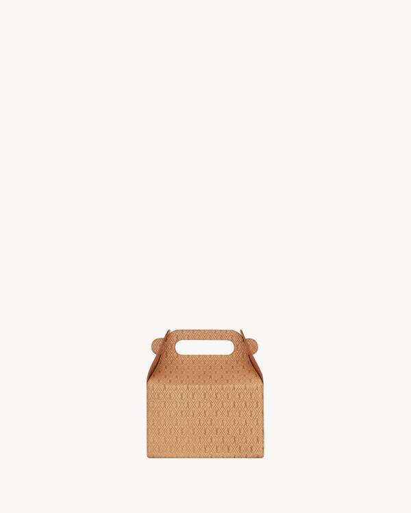 TAKE-AWAY BOX IN VEGETABLE-TANNED LEATHER | Saint Laurent | YSL US