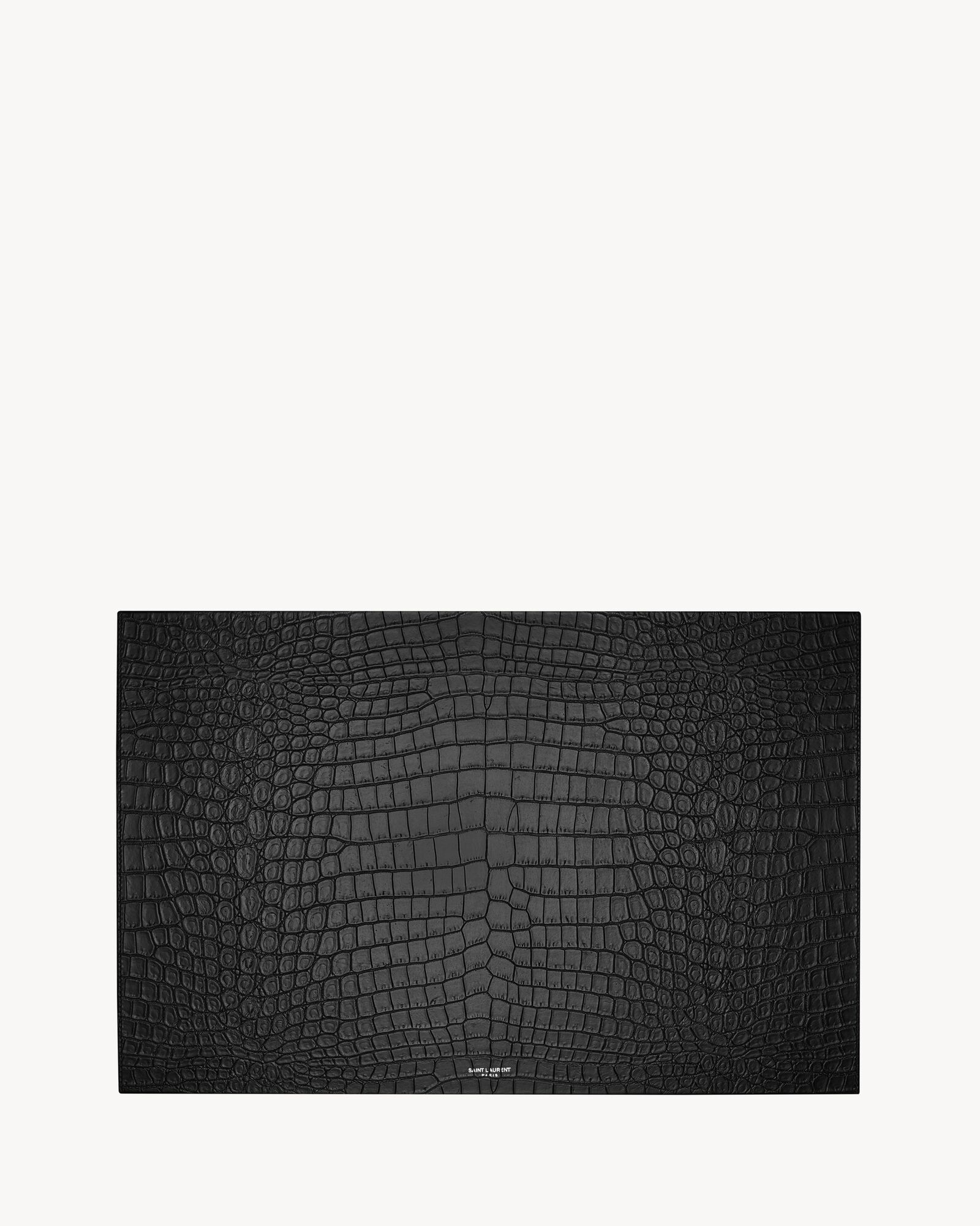 Large CROCODILE-EMBOSSED leather box | Saint Laurent | YSL US