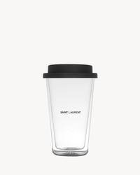 COFFEE MUG IN GLASS | Saint Laurent | YSL US