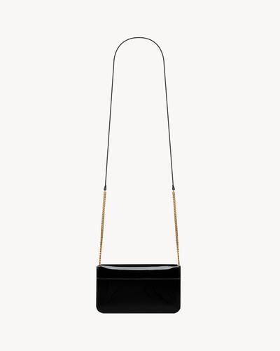 CASSANDRE phone holder IN PATENT LEATHER | Saint Laurent | YSL US
