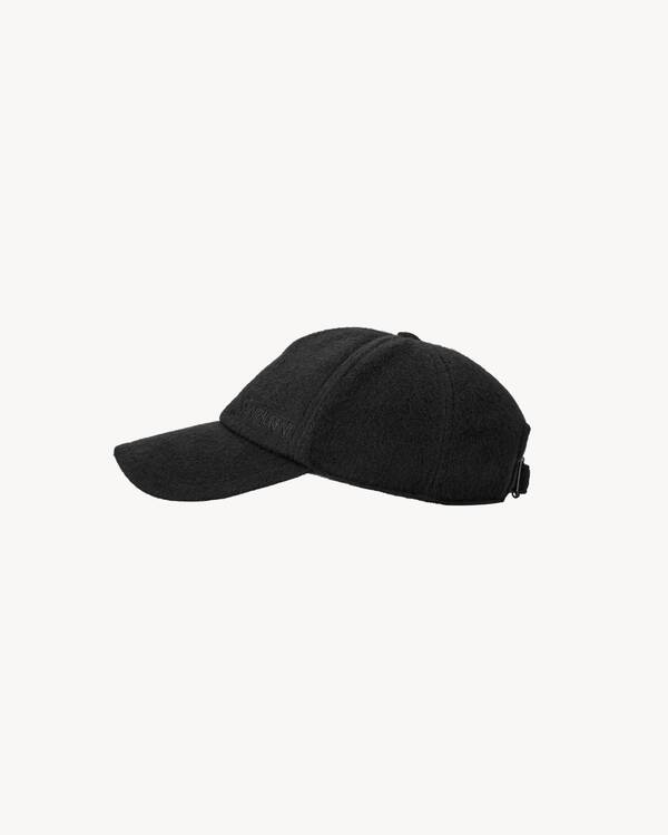 SAINT LAURENT vintage cap in cashmere | Saint Laurent | YSL US