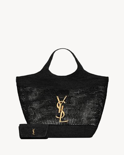 ICARE in raffia | Saint Laurent | YSL US