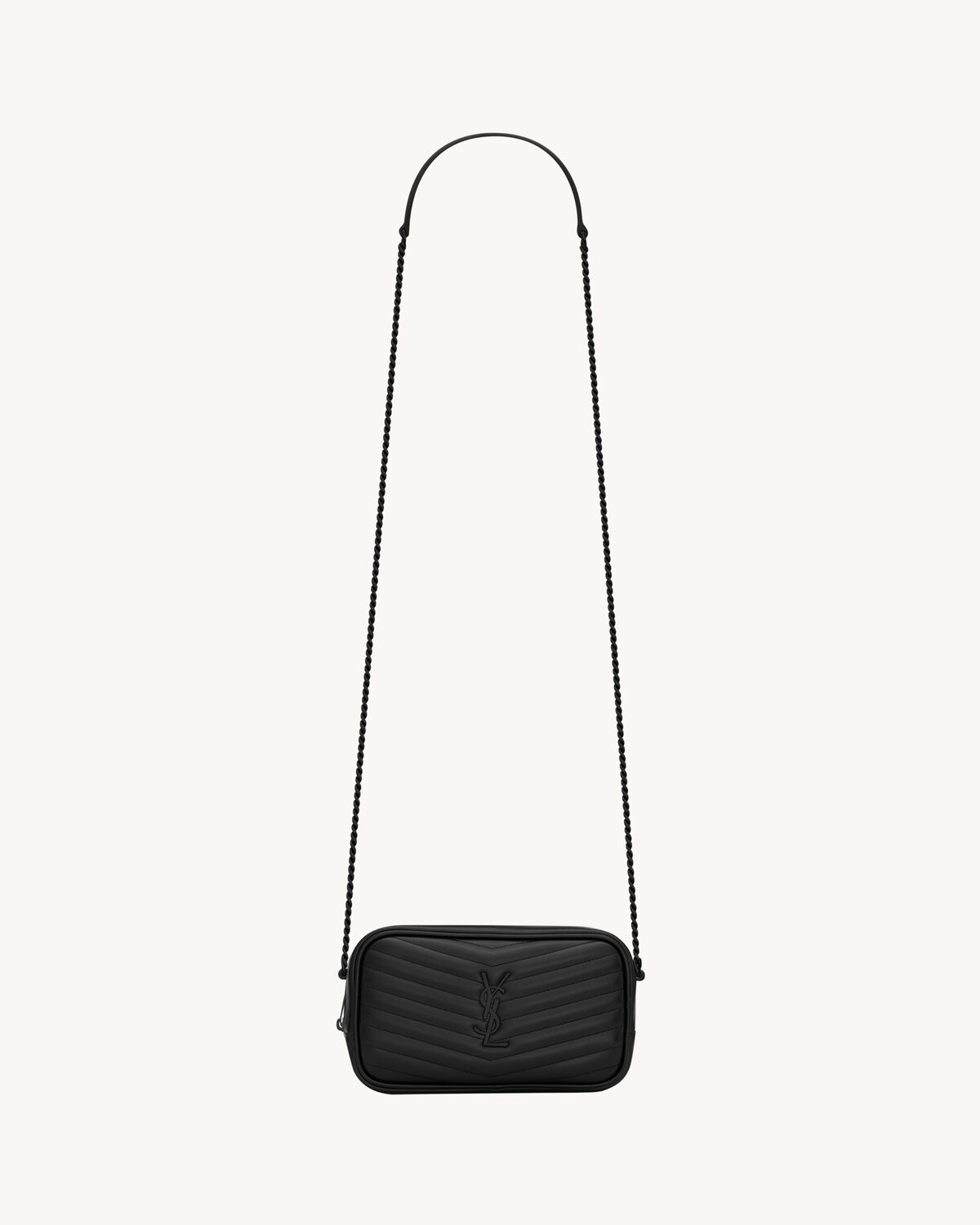 MINI LOU in quilted leather in Black | Saint Laurent | YSL EN-US