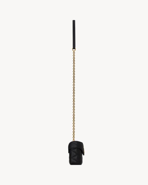 JUNE micro box in lambskin in Black | Saint Laurent | YSL US