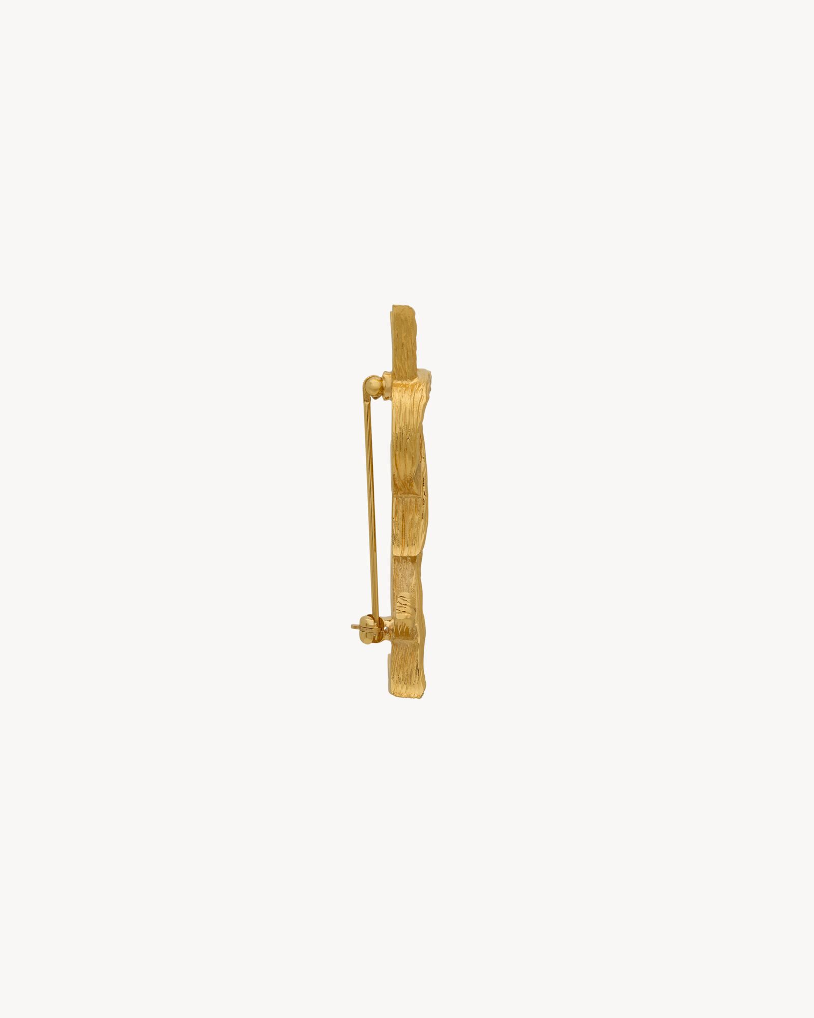 CASSANDRE brooch in metal | Saint Laurent | YSL US