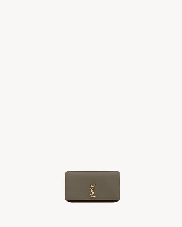 CASSANDRE phone holder in smooth leather | Saint Laurent | YSL US