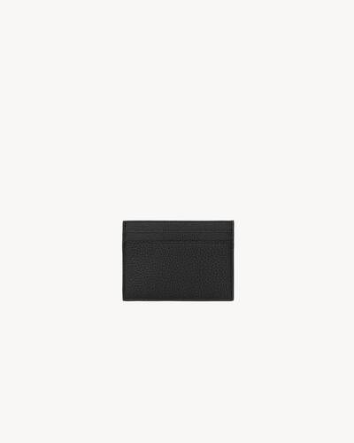 그레인 가죽 소재의 Cassandre 쉐도우 Saint Laurent 카드 케이스 Saint Laurent