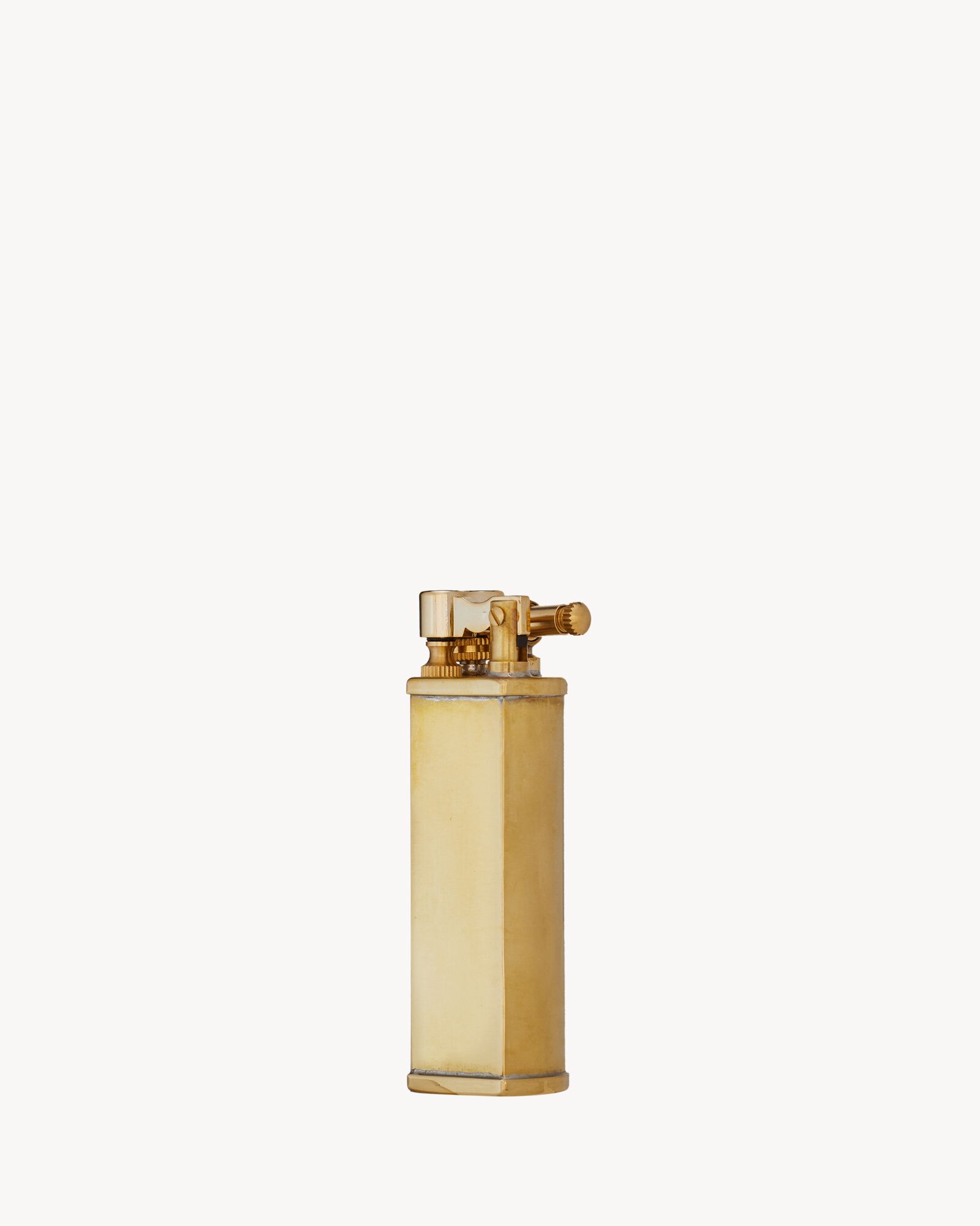 Tsubota Pearl Vintage Lighter in brass | Saint Laurent | YSL US