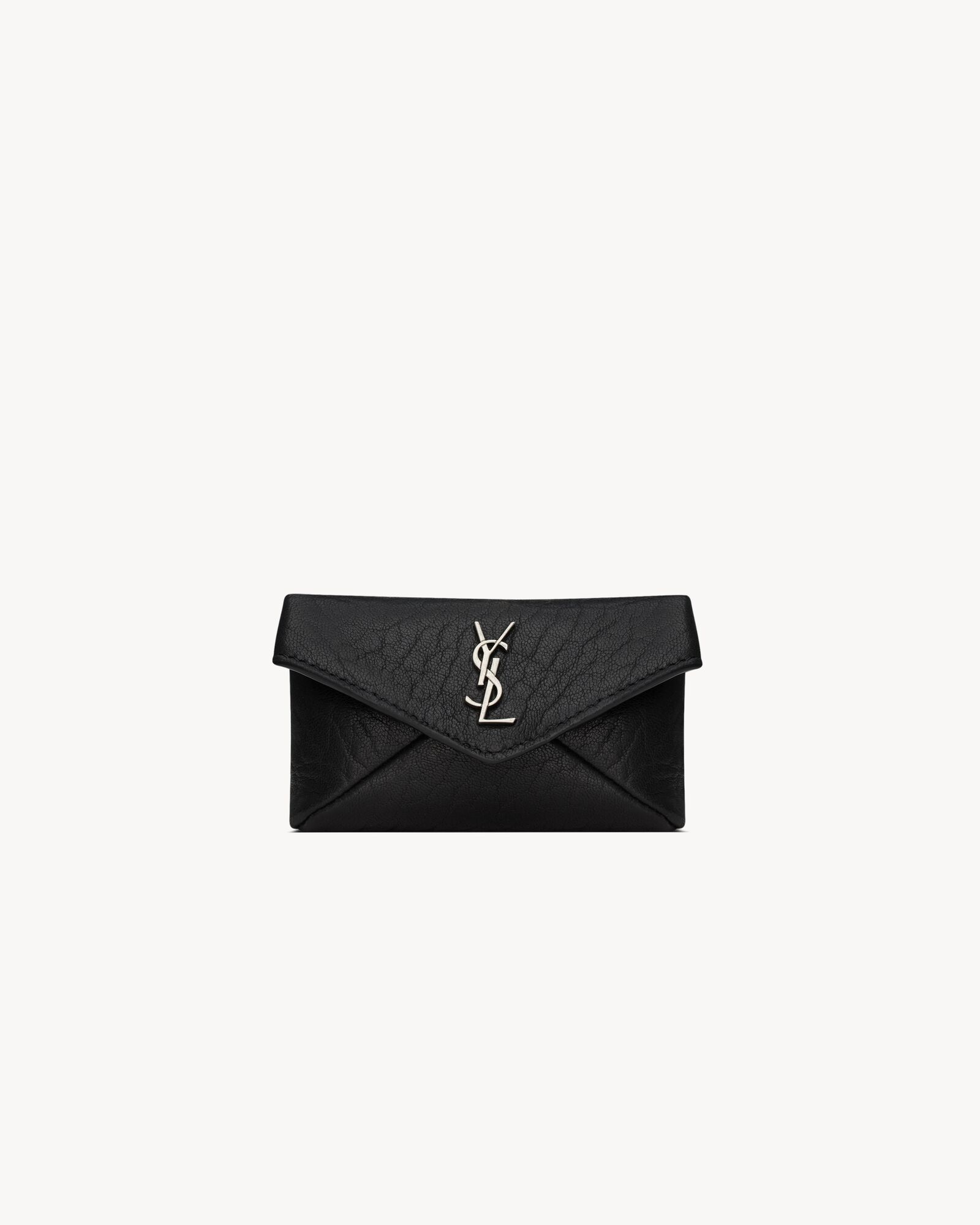 CASSANDRE envelope key case in grained leather | Saint Laurent | YSL US