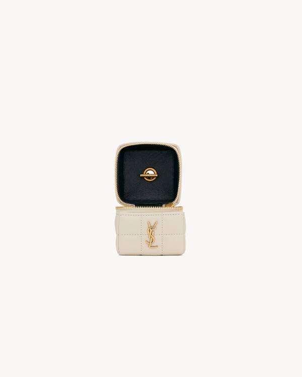 CASSANDRE MATELASSÉ CARRÉ mini cube in lambskin | Saint Laurent | YSL US